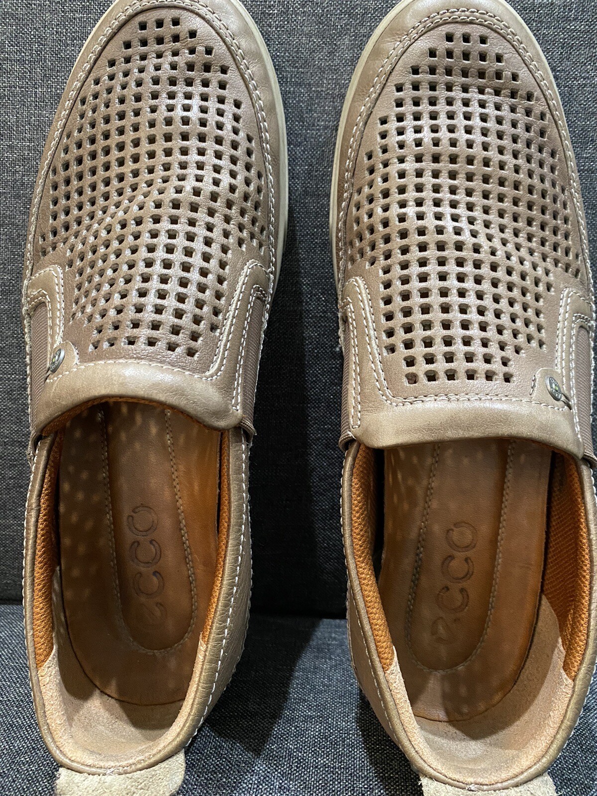 Ecco Brown Leather Men’s Shoes - Gem