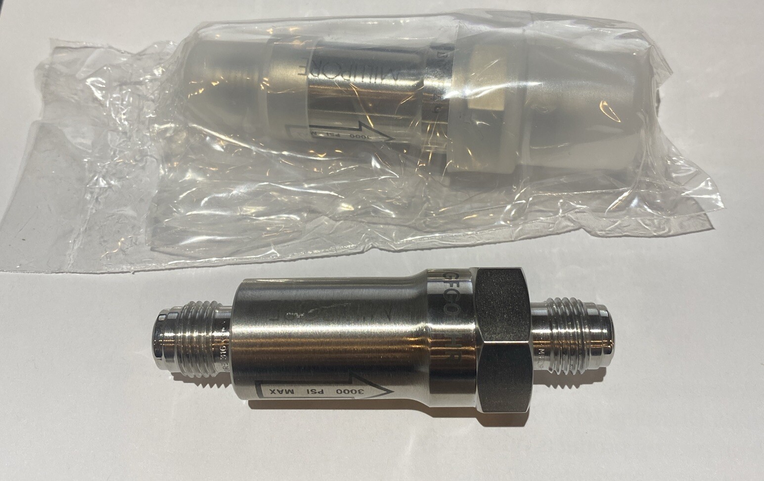 Lot of 2 Millipore WGFG 01 HR1 Watergard F Mini In Line Gas Filter | eBay