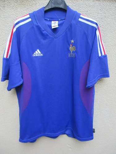 Maillot EQUIPE DE FRANCE World Cup 2002 ADIDAS shirt collection signé ...