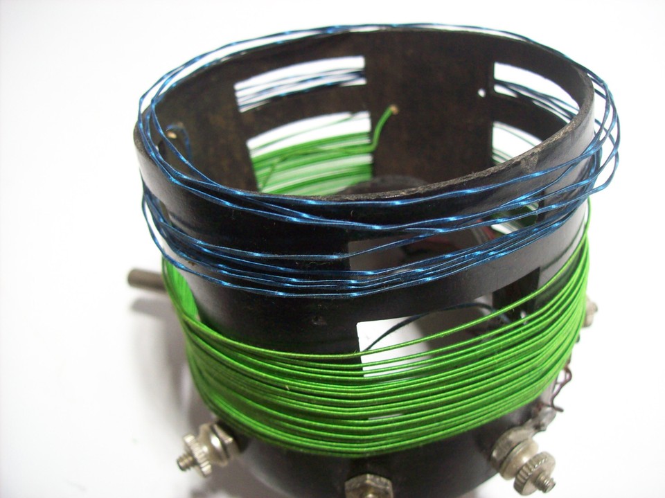 Vintage Ham Radio VARIOMETER INDUCTANCE COUPLED COIL ANTENNA TUNER ...