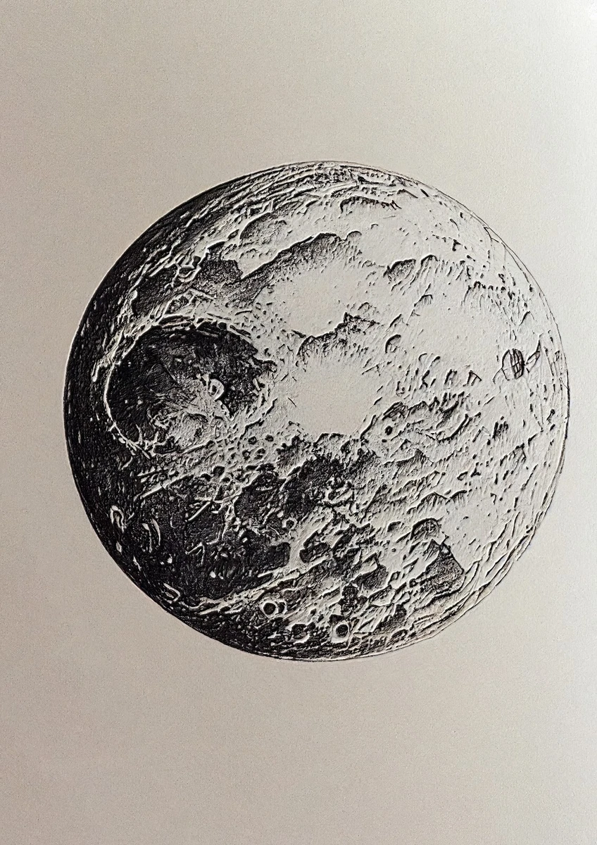 Dibujo De La Luna