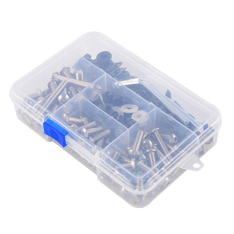 US 155PCS Motorcycle Fairing Bolt Kit Screws Fasteners Fixing Thread ...