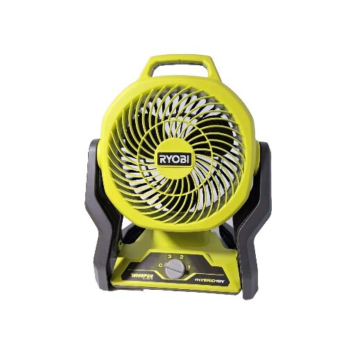 Ryobi PCL811 - 18-Volt Hybrid Portable WHISPER SERIES 7-1/2" Fan (Tool ...