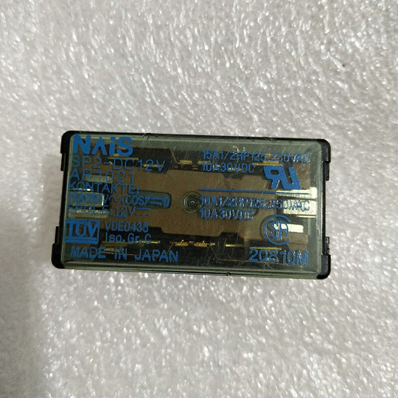 1pc PANASONIC SP2-DC12V Power Relay 12VDC 8Pin 15A 250V | eBay