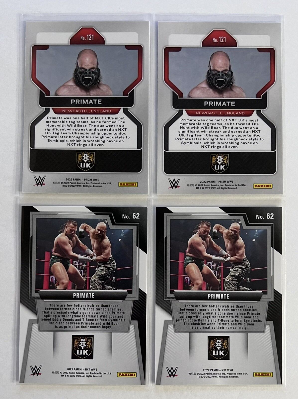 Primate Rookie Card Lot 2022 Prizm WWE Debut Edition Panini NXT UK ...