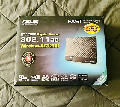 Aesus RT-AC56R Gigabit Router 802.11ac -Wireless-AC1200 | eBay