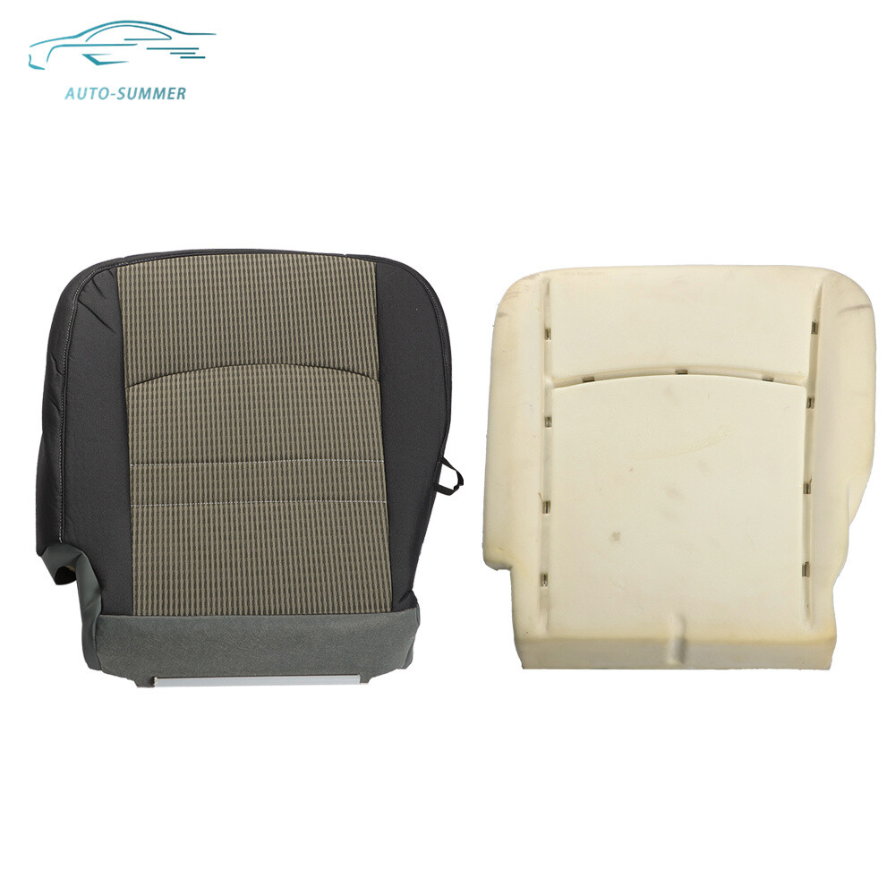 For 2009-2011 2012 Dodge Ram Driver Side Bottom Cloth Seat Cover+Foam ...