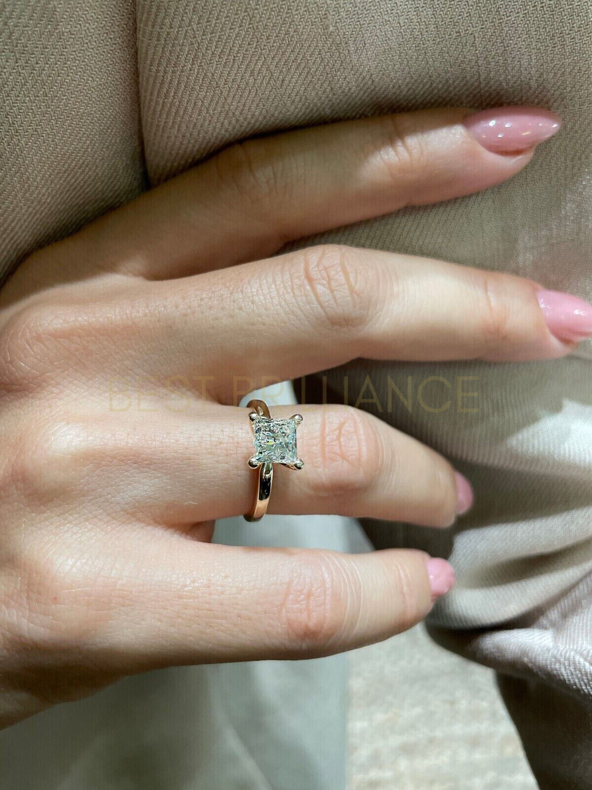 1 Carat Princess Cut Solitaire Engagement Rings 1 Carat Princess Cut Solitaire Engagement Rings