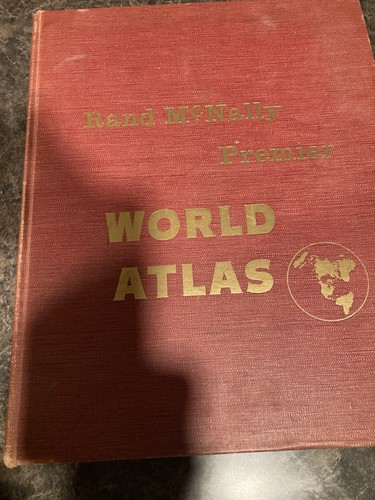 Vintage 1955 Rand McNally World Atlas Premier Edition Maps And More ...