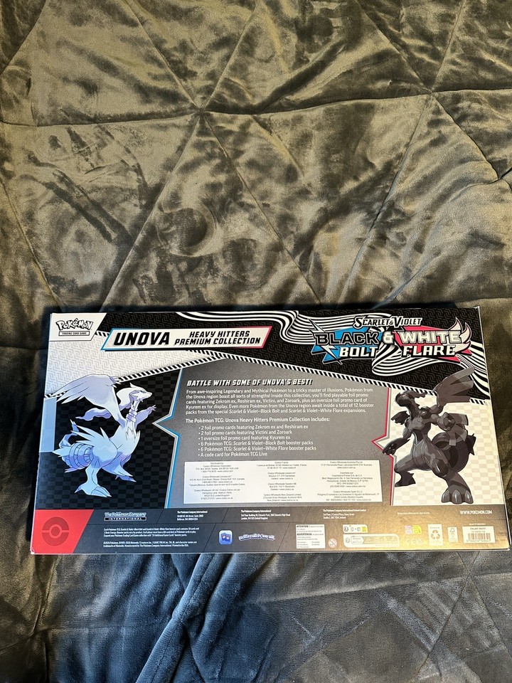 Unova Heavy Hitters Premium Collection - Black Bolt And White Flare ...
