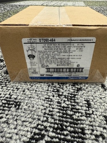 Thomas & Betts ST050-464 Aluminum Jacketed Fitting New, Box of 20 | eBay
