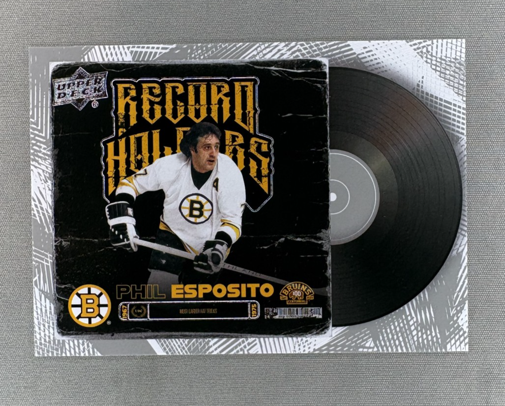 Phil Esposito 2023-24 Upper Deck Boston Bruins Centennial - Record ...