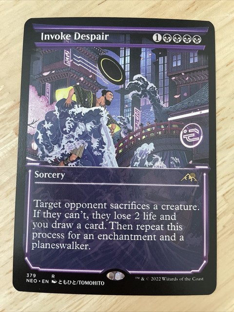 MTG Invoke Despair Kamigawa: Neon Dynasty 379 Regular Rare for sale ...