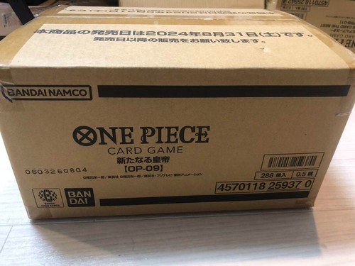Bandai ONE PIECE Card Game The Four Emperors OP-09 booster box case ...