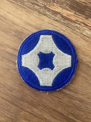 WWII 4th Service Command White Back Patch | eBay