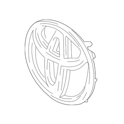 Genuine OEM Emblem Symbol For Toyota C-HR Camry Highlander 90975-A2009 ...