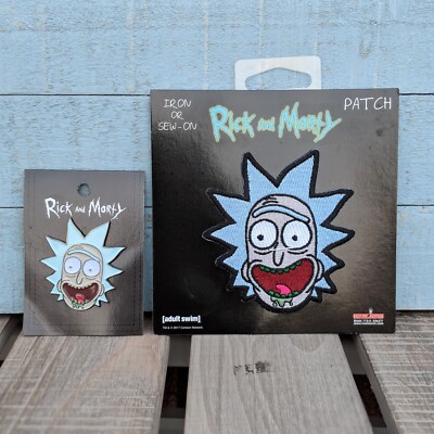 Rick Sanchez Face Pin and Patch 2018 Rick and Morty | eBay