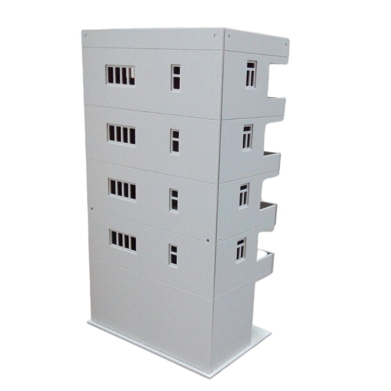 HO scale building ( Apartment Building ) 1:87 HO gauge model train ...