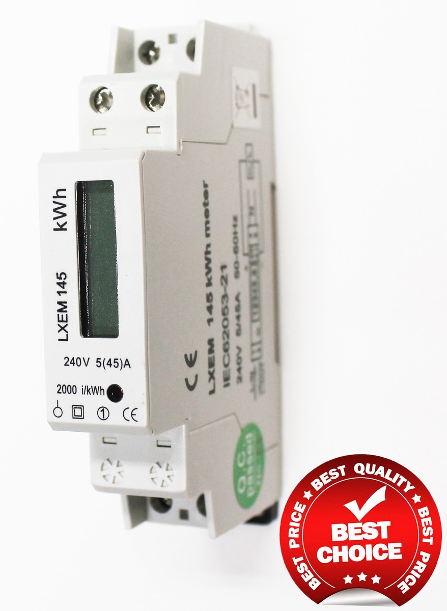 Kilowatt Meter SDM72CT BI CT Type Din Rail Three Phase Electronic KWh