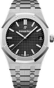 Audemars Piguet Royal Oak 41mm Black Face Stainless Steel 15500ST.OO ...