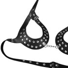 Sexy Women PU Leather Open Cup Chest Bra Body Top Harness Adjustable ...