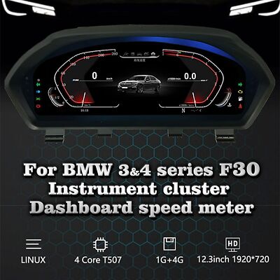 Digital Screen LCD Instrument Cluster Monitor For BMW 3 Series F30 F31 ...