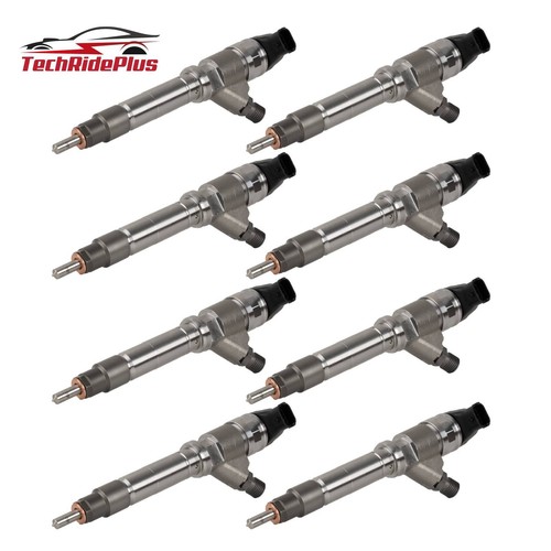 8X Fuel Injector 0445120042 0986435521 For GMC Sierra 2500 3500 Chevy ...