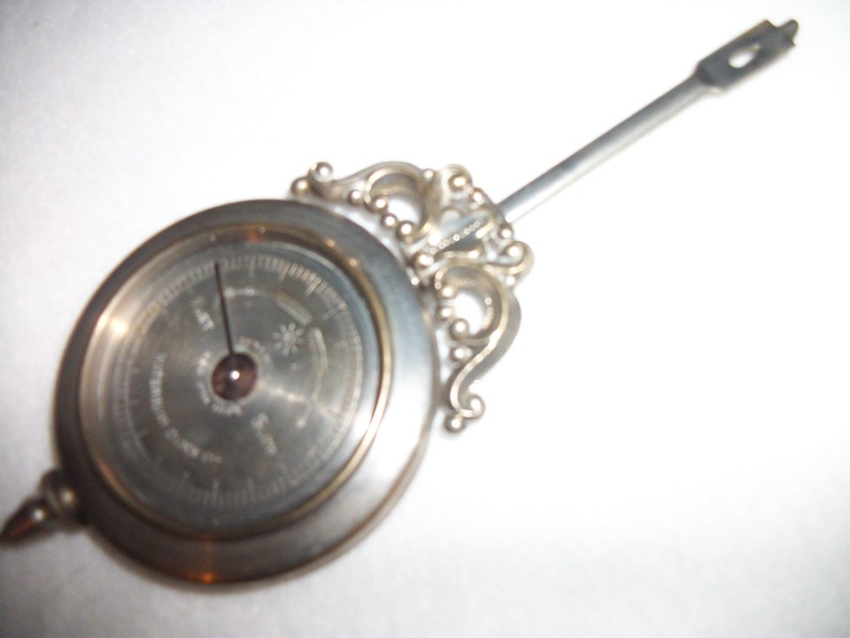 Waterbury Antique Clock Pendulum Bob Dial fast or slow Adjuster 1888 ...