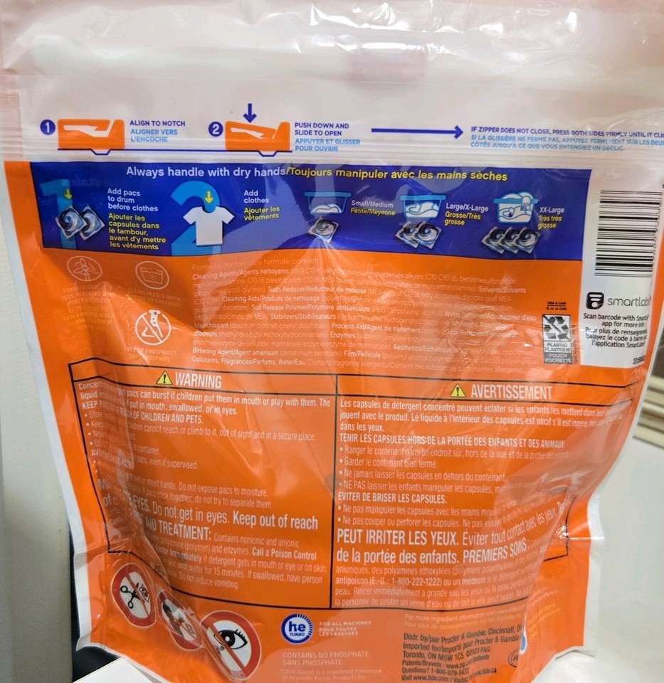 New Tide Pods 3-in-1 | Laundry Detergent | 16 Ct Sealed Pack | Fast ...