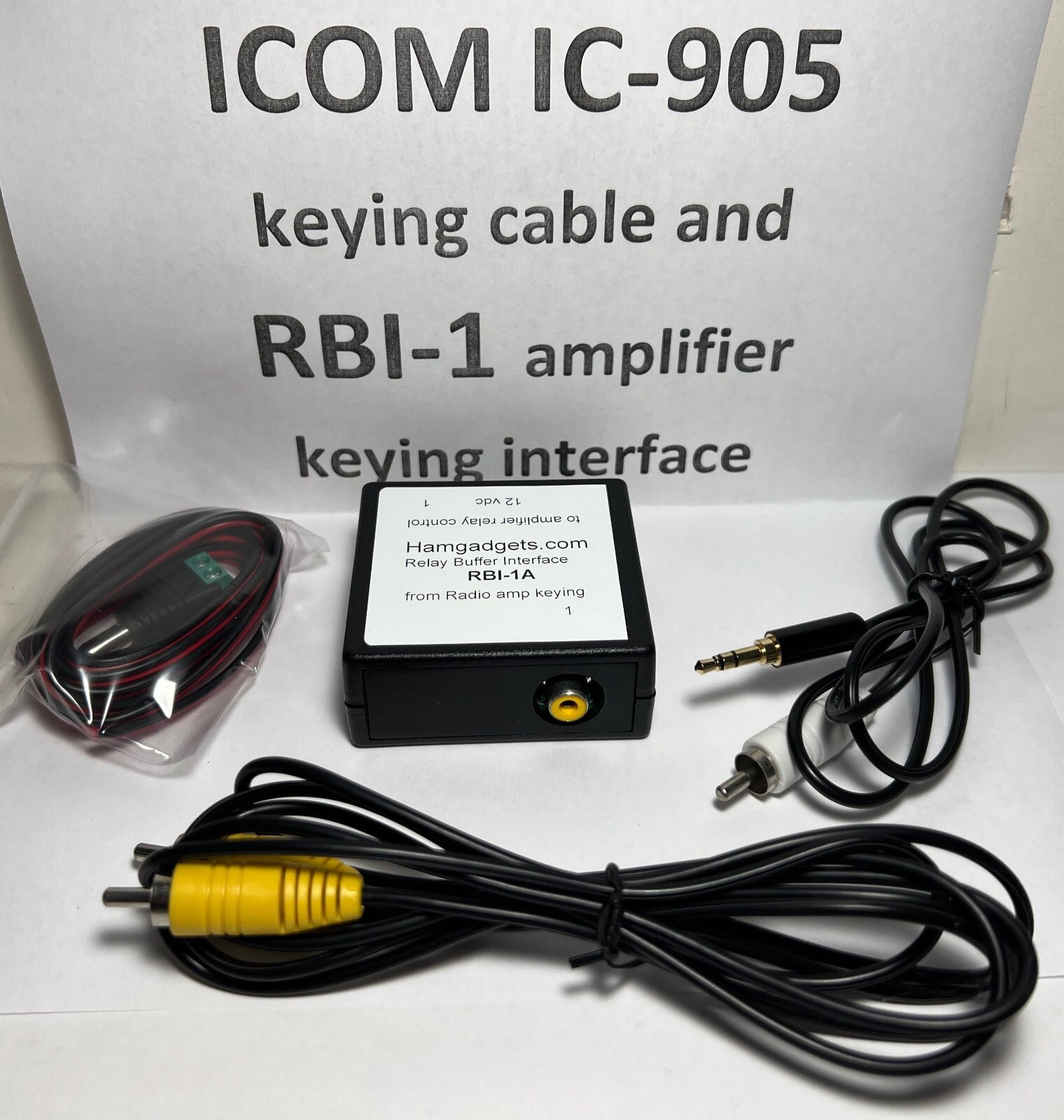 ICOM IC-905 amplifier keying cable, RBI-1 Interface | eBay
