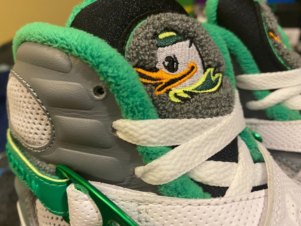 Nike Air Jordan Retro 8 VIII 10.5 11 11.5 Oregon Ducks PE Promo Sample ...