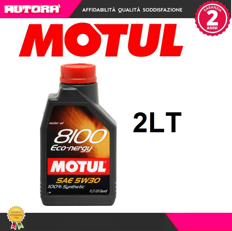 2lt Olio 8100 Eco-Energy 5W30 100% Synthetic (MARCA-MOTUL) | eBay