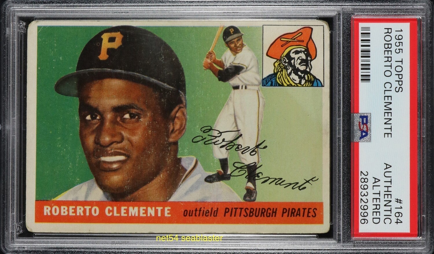 1955 TOPPS Roberto Clemente RC PSA AA Pittsburgh Pirates HOFer rookie ...