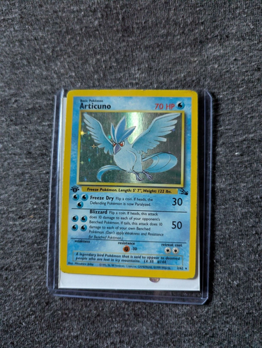 Pokemon TCG - 1st Edition Articuno 2/62 - Fossil - Holo - MP / HP | eBay