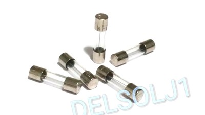 LOT OF 5 EACH LITTELFUSE LF T5 A L FUSES T5AL 250V 5mm x 20mm SLOW BLOW ...