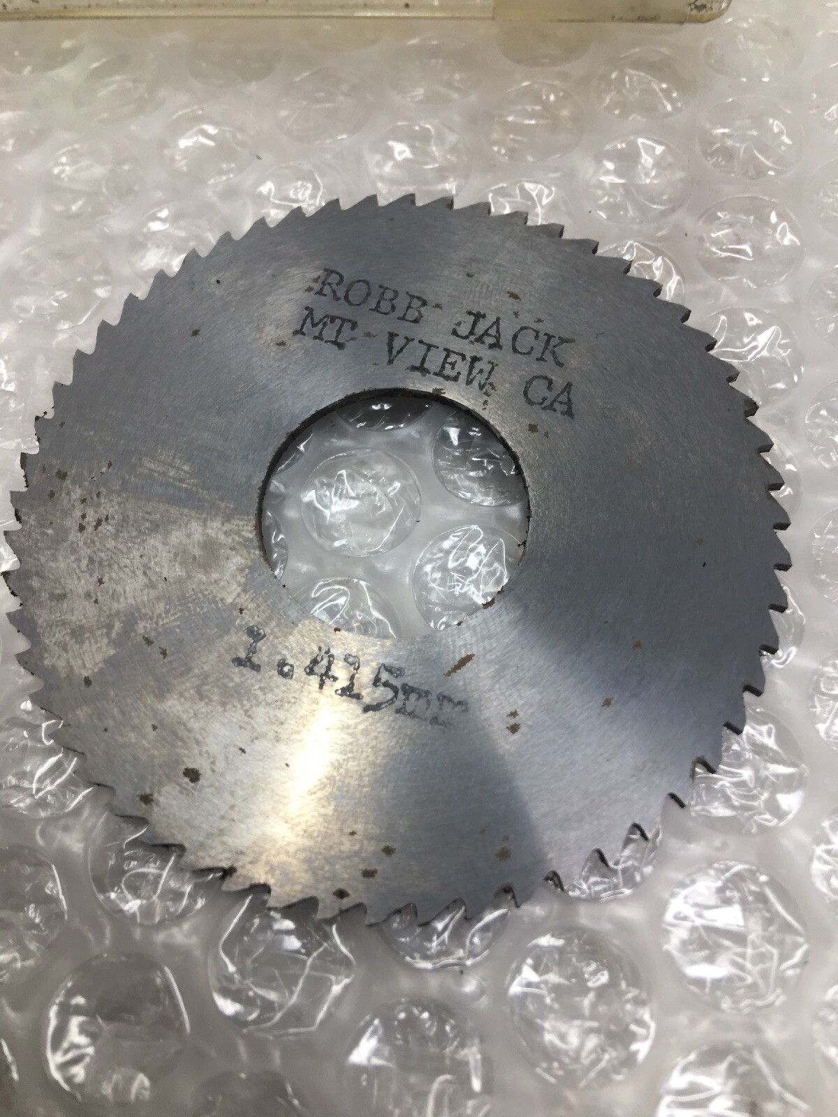63mm x 1.415mm x 22mm Robb Jack Carbide Slitting Slotting Saw ...