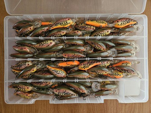(80) Excalibur Fat Free Guppy Bill Dance Crankbait Fishing Lures, 80 ...