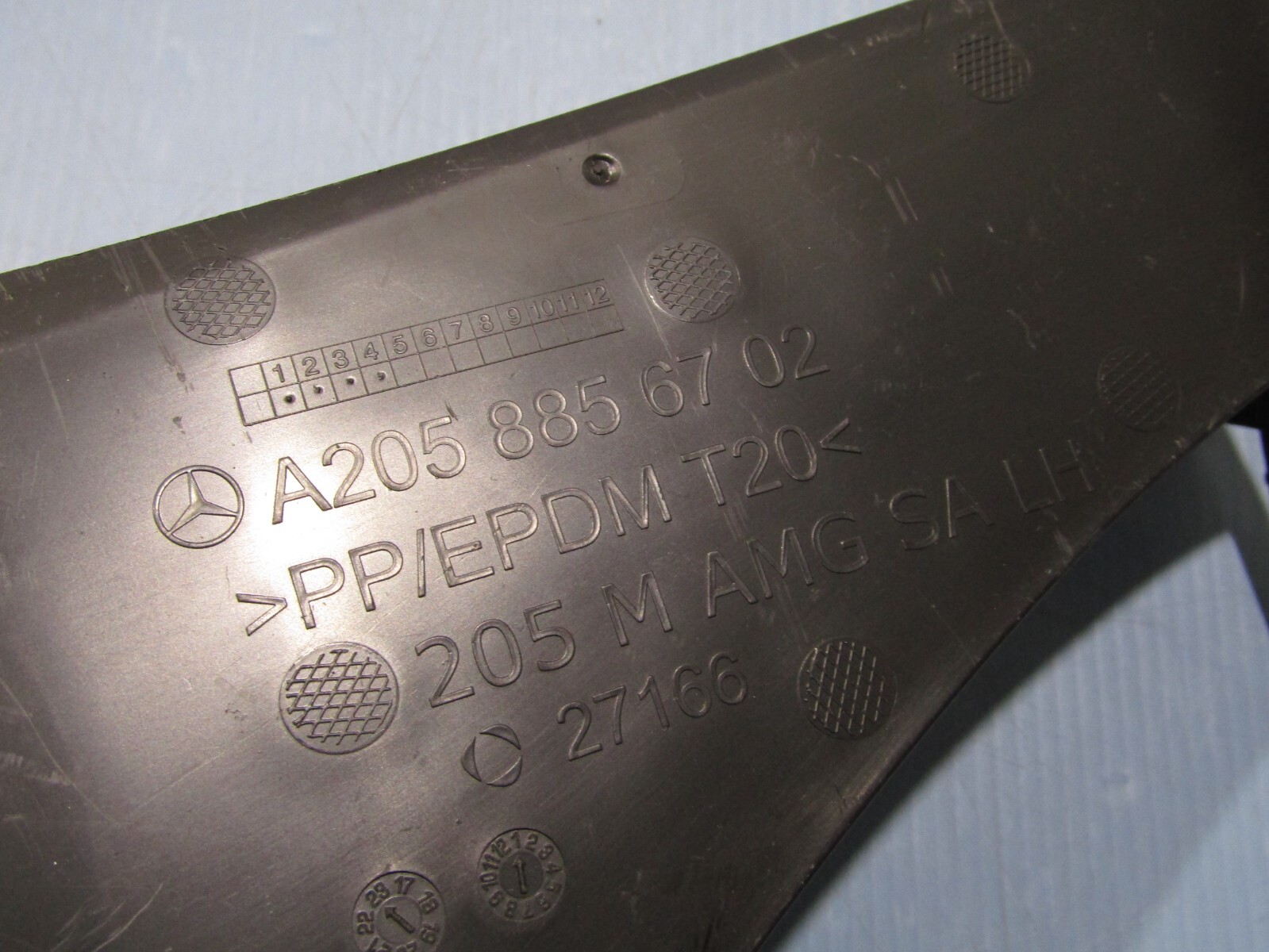 Mercedes C Class W205 AMG Front Bumper Left Air Deflector A2058856702 ...