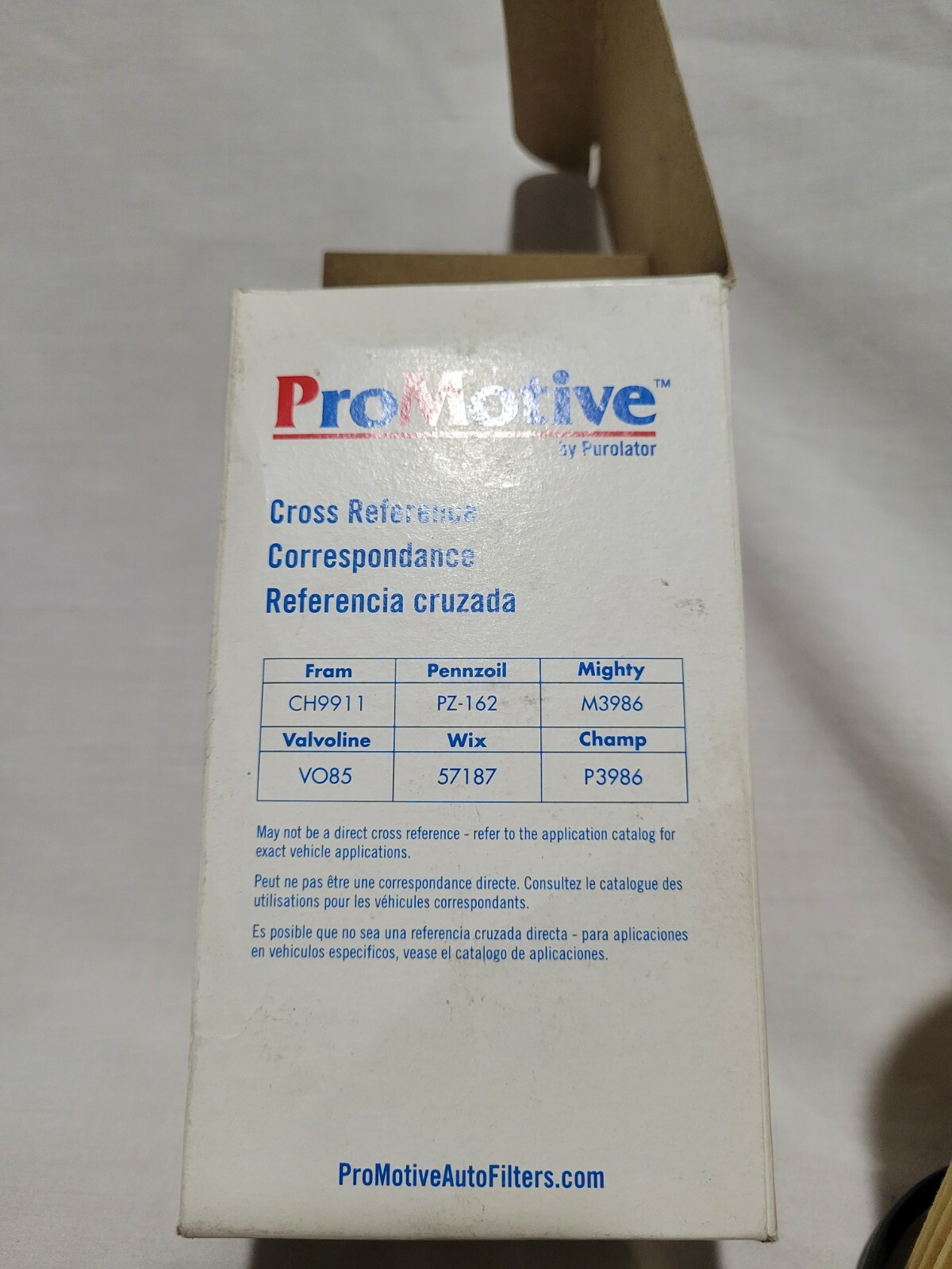 NEW ProMotive by Purolator Engine Oil Filter PH5581 Fram Ch9911 Wix ...