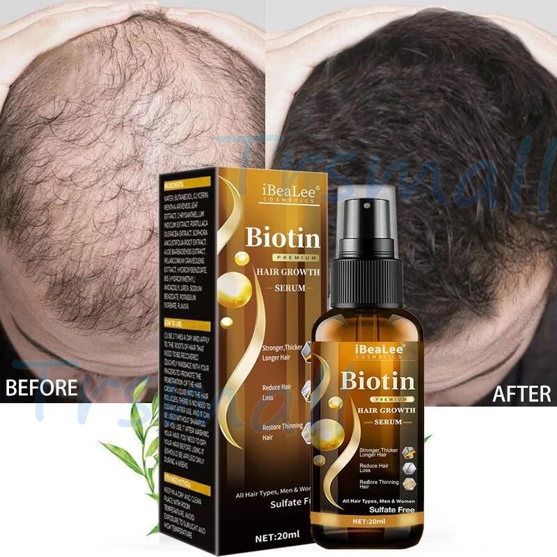 Biotin Hair Growth Before And After Regain Biotin Brew Shampoo And