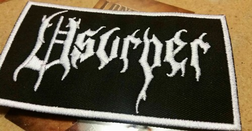 EMBROIDERED USURPER METAL BAND PATCH (Please Read Ad) | eBay