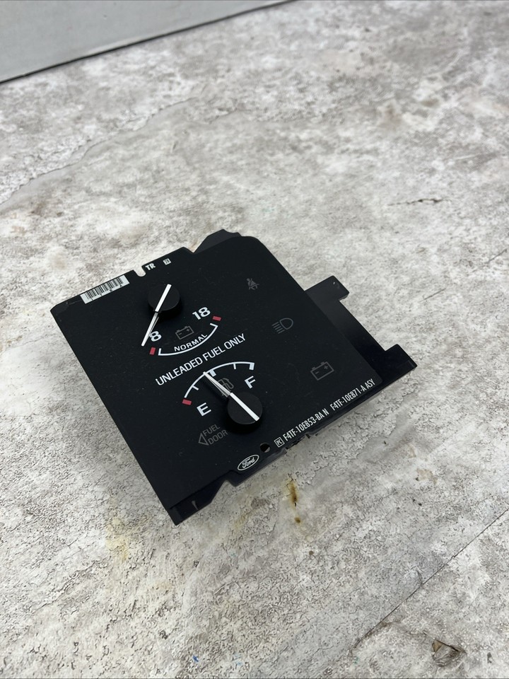 1992-1996 OBS Ford F150 F-150 Cluster Voltmeter Fuel Level Gauge Set ...