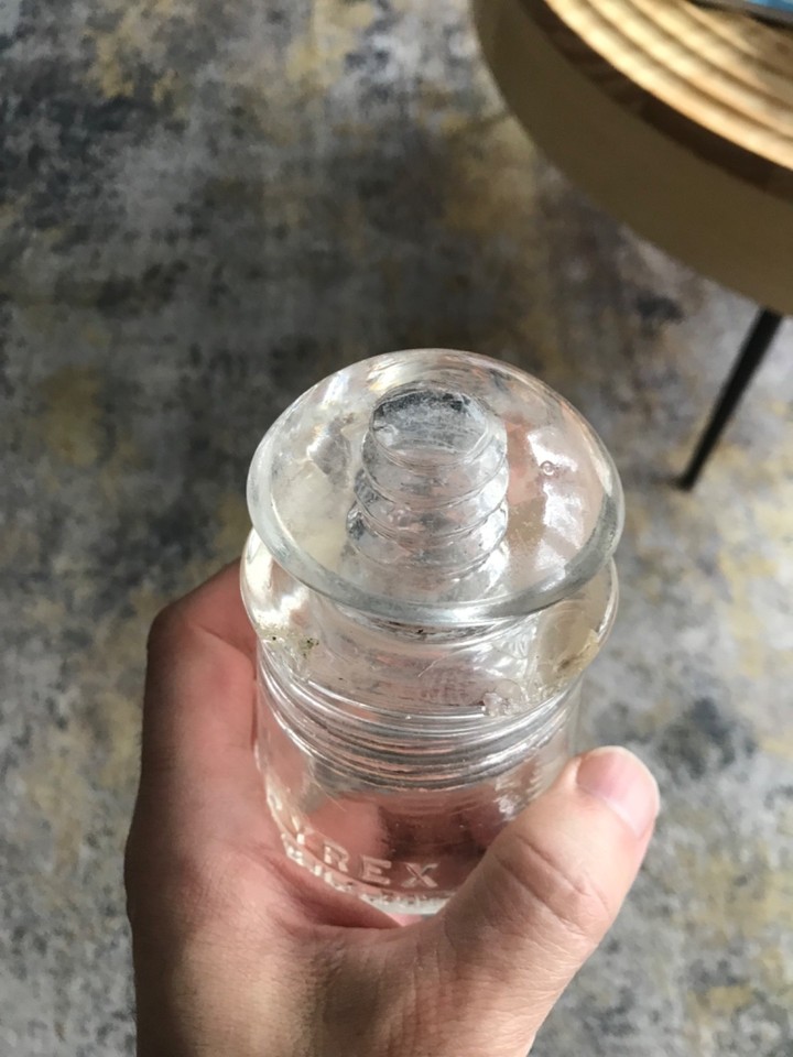 Vintage Pyrex Clear Glass electrical Insulator | eBay