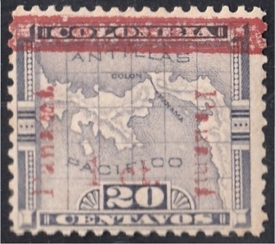 Panama 17A 1903/04 Mappa Di Panama MNH | eBay