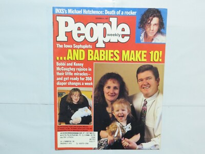 PEOPLE Magazine- Dec 8, 1997 The Iowa Septuplets AI | eBay