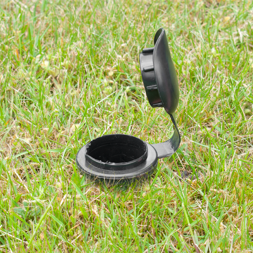 32/40mm GROUND SPIKE BASE KIT GARDEN SOIL SOCKET FOR ROTARY AIRER ...