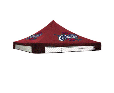 NBA 10' X 10' Cleveland Cavaliers Red CANOPY TOP Tailgating Equipment ...