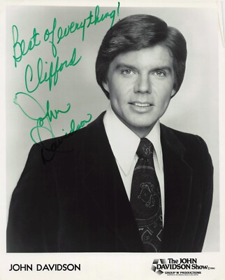 John Davidson Signed 8x10 Photo Autographed | eBay