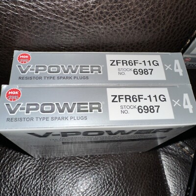 (QTY 4) NGK Resistor Type Spark Plugs ZFR6F-11G/6987 | eBay