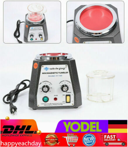 Mini Magnetic Tumbler 100mm Jewelry Polisher and Finisher Machine 4 ...